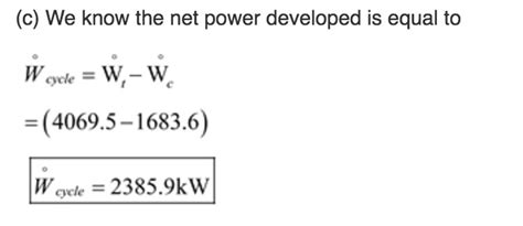 solved brayton cycle for the brayton cycle of problem 9 46