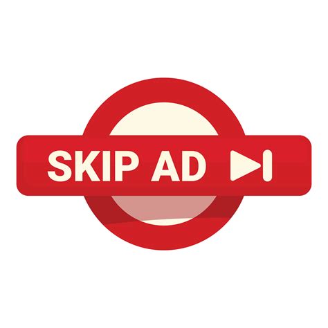 Skip Ad Button Allowing User To Avoid Watching Marketing 47565929 Vector Art At Vecteezy