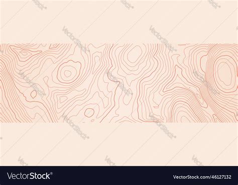 Abstract Topographic Map Background With Height Vector Image