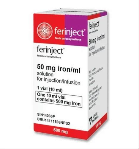 Ferinject 500 Mg Injection At Best Price In Navi Mumbai By Mygenic Healthcare Private Limited