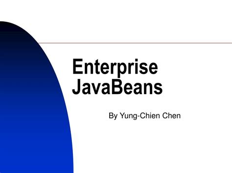 Ppt Enterprise Javabeans Powerpoint Presentation Free Download Id