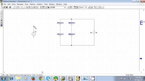 How to make a full wave rectifier with Pspice Schematics - YouTube