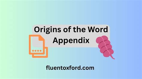 appendices or appendixes clarifying usage