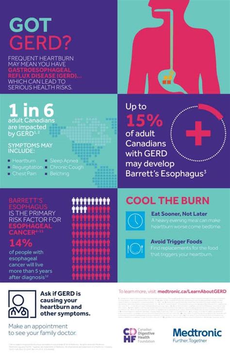 Gerd Infographic Canadian Digestive Health Foundation