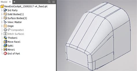 Solved Inventor Lt Questions About Surface Bodies Autodesk Community
