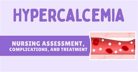Hypocalcemia Guide For Nurses Nursing Assessment And Management Health And Willness
