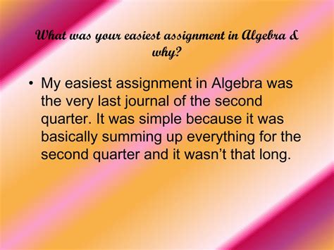 Ppt Christinas Academic Journey Reflections From 8th Grade