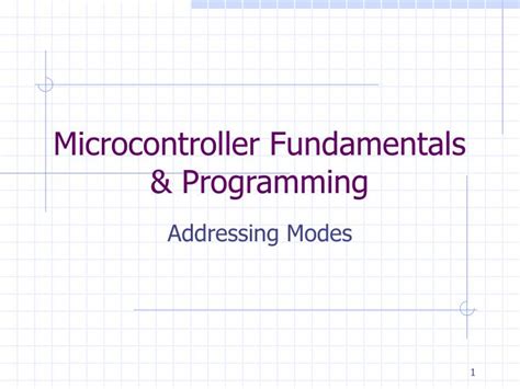 Ppt Microcontroller Fundamentals And Programming Powerpoint