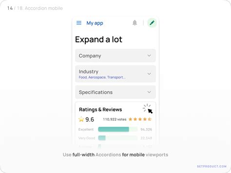 Accordion Ui Design Mobile Usage By Roman Kamushken For Setproduct On