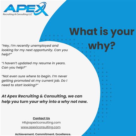 Apex Recruiting And Consulting Llc On Linkedin Yourwhy Knowyourworth