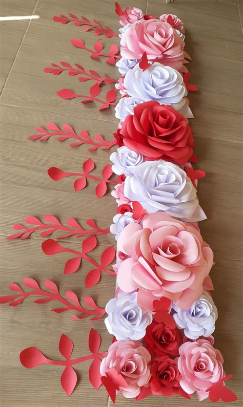 Paper Rose Template Printable Diy Rose Template Diy Paper 7de Artofit