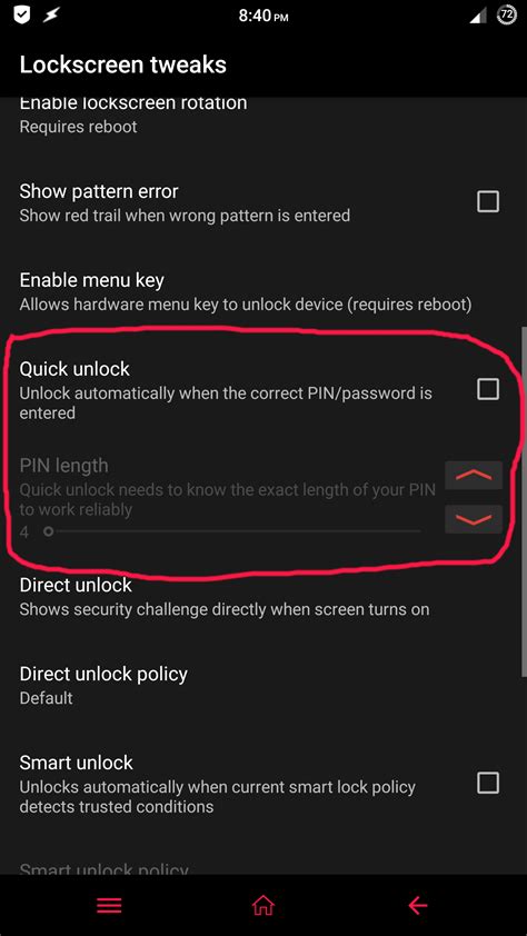Automatically Unlock The Lock Screen When The Correct PIN Is Entered Android Enthusiasts Stack