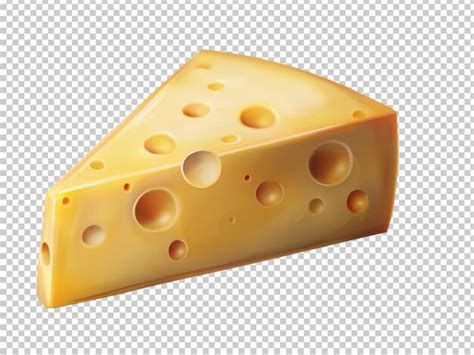 Premium Psd Slice Of Cheese