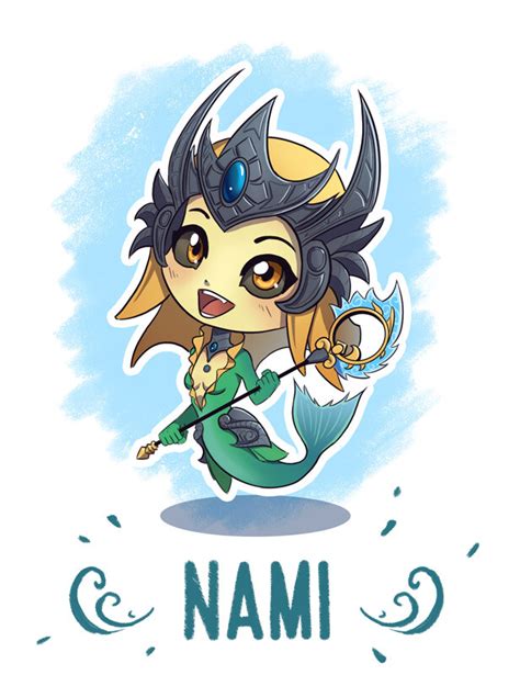 Nami Chibi League Of Legends
