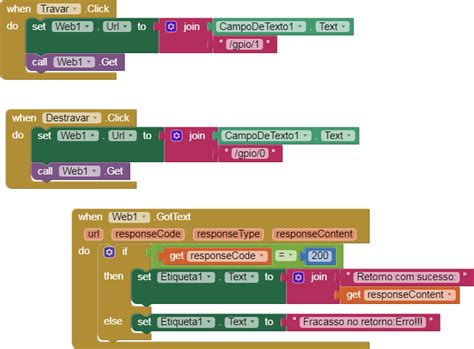 Locking And Unlocking Using A App Inventor And Esp 8266 Mit App