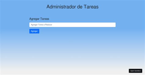 Todo App React Codesandbox