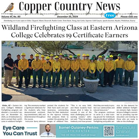 Copper Country News December The Copper Country News