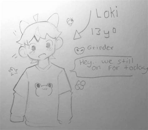 Loki Likes Frogs 🐸 Paper Doodles From Class 🔞