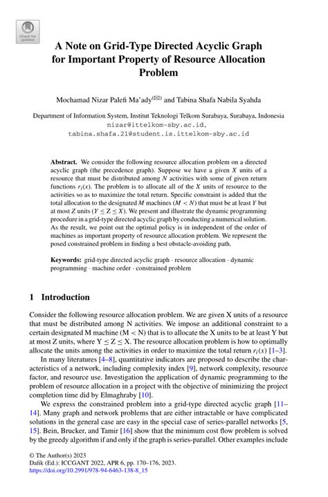 Pdf A Note On Grid Type Directed Acyclic Graph For Important Property