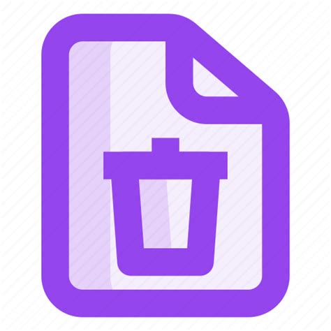 Delete File Icon Download On Iconfinder On Iconfinder