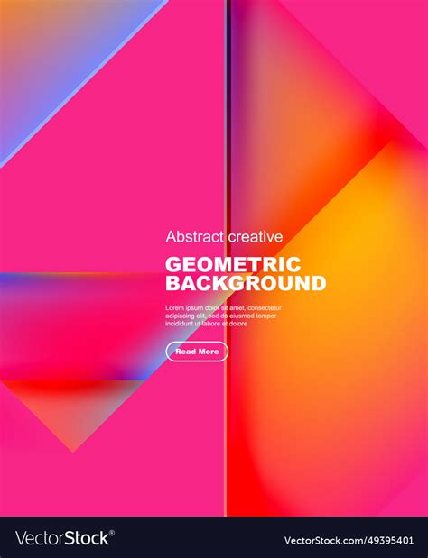 Gradient Triangles Abstract Background Royalty Free Vector