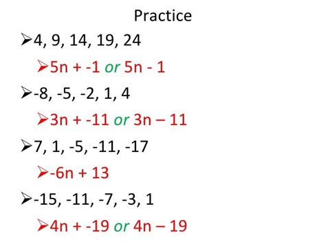 algebraic sequences
