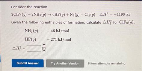 [solved] Consider The Reaction [ 2 Mathrm{clf} {3} G 2