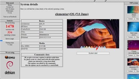 Try Out GUI Linux Distro On A Free Online Virtual Machine Using Browser LinuxShout