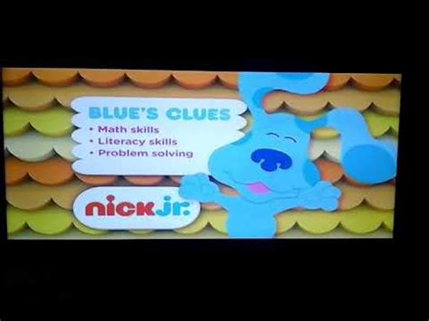 Nick Jr Blues Clues Curriculum Board 2012 Youtube