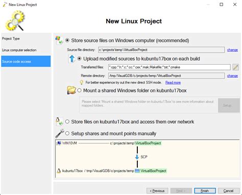Developing Remote Linux Projects With Visualgdb And Virtualbox Visualgdb Tutorials