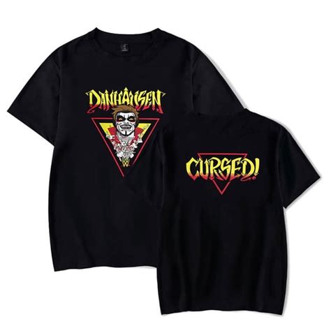 Danhausen Cursed T Shirts Merch Fashion Print Top Short Sleeved Round Neck Shirt Unisex