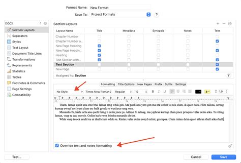Text And Paragraph Format In Section Layouts Not Coming Through In