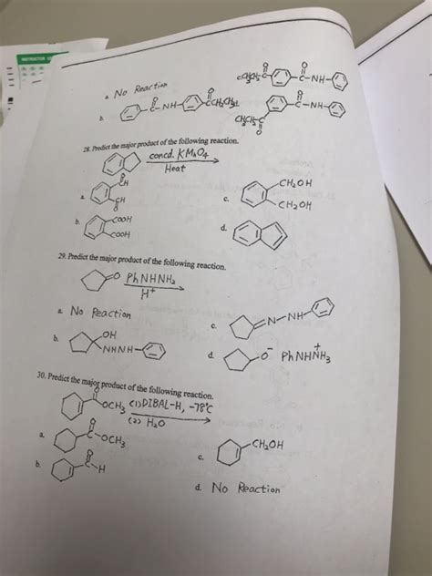 Final Examination Organic Chemistry Ii Multiple