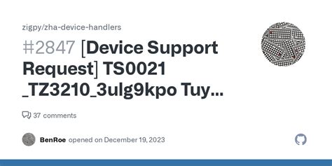 Device Support Request Ts0021 Tz32103ulg9kpo Tuya 2 Gang Switch · Issue 2847 · Zigpyzha