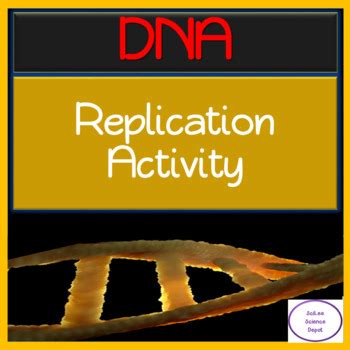 DNA Replication Activity By SciLee Science Depot TpT