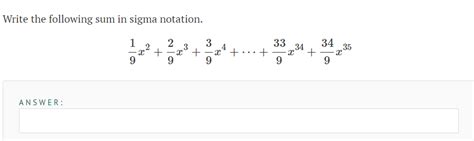 Solved Please Solve The Following Using Summation SUM Chegg