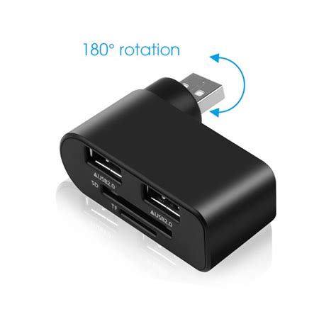 Usb 2 0 Hubs 2 Port Usb Power Interface With Tf Sd Vicedeal