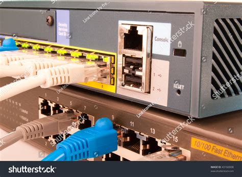 Network Switch Patch Cables Stock Photo Shutterstock