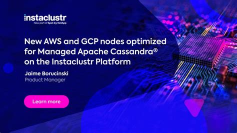 instaclustr on linkedin instaclustr announces new aws and gcp nodes