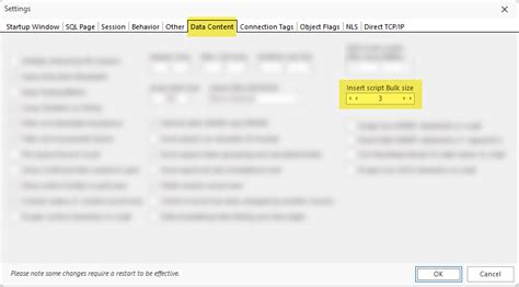 Oracle Bulk Insert Skripts