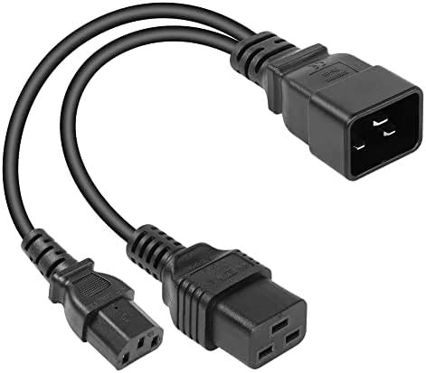 Amazon Com SinLoon IEC C To C C Power Cord C Male To C C Y Splitter Adapter