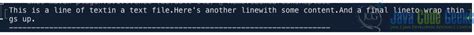 Remove Line Breaks From A File In Java Java Code Geeks
