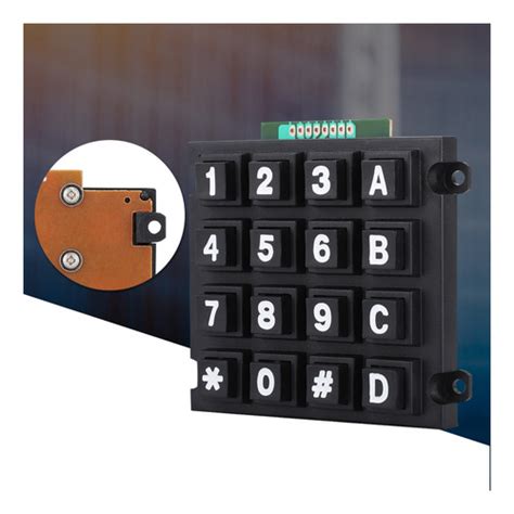 Módulos De Teclado Con 16 Teclas 4x4 Pulsadores Externos Gra Cuotas sin interés