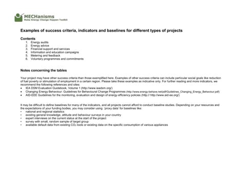 Success Criteria For Networking At Elijah Gannon Blog