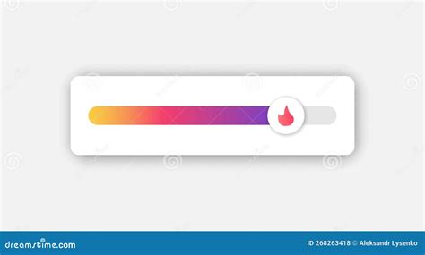 Switch Slider Icon In Flat Style Volume Control Vector Illustration On Isolated Background