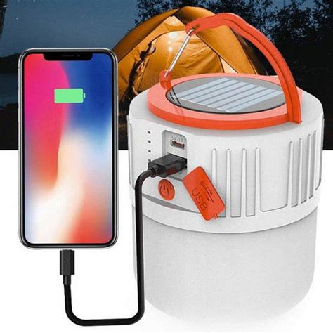 Акумуляторна кемпінгова Led лампа Hs V65 C Power Bank та сонячною панеллю ціна 750 грн — Prom