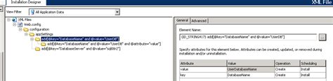 Web Config InstallShield XML File Changes Change Node Attribute On Install Stack Overflow