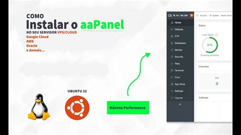 Instalando Aapanel No Seu Vpscloud Ubuntu 22 Youtube