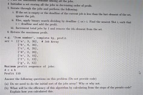 Solved Points Algorithm Based On Work On Graphs Chegg