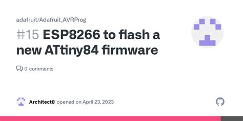 Esp8266 To Flash A New Attiny84 Firmware · Issue 15 · Adafruit